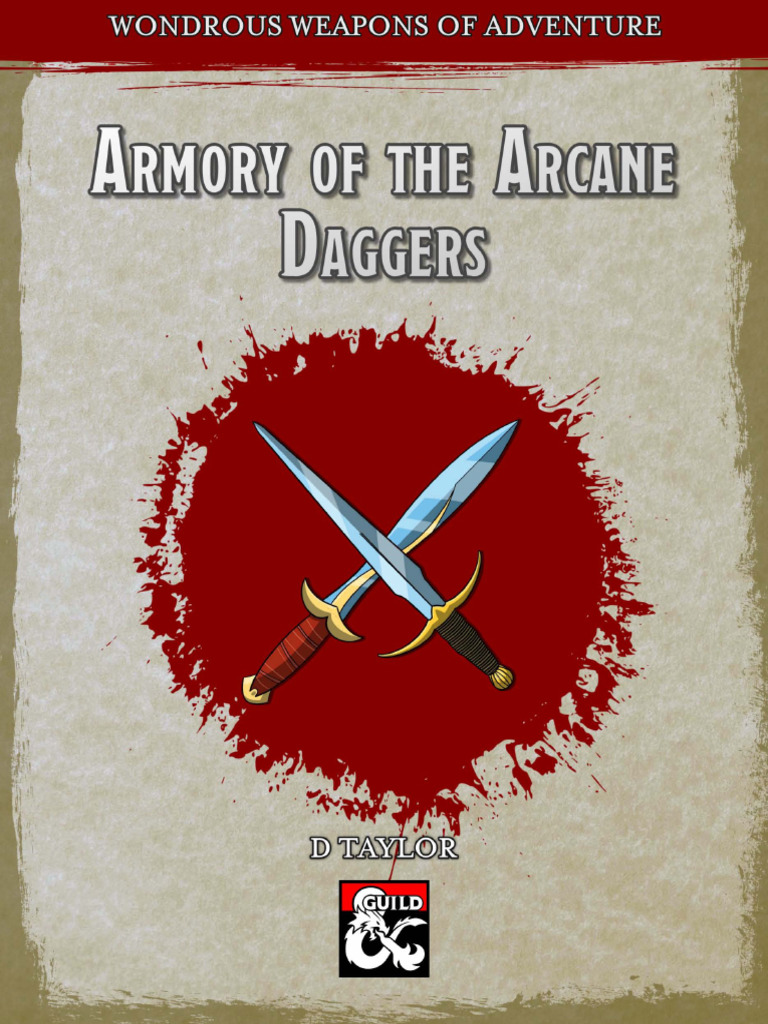Armory of The Arcane Daggers | PDF | Dwarf (Dungeons & Dragons) | Archery