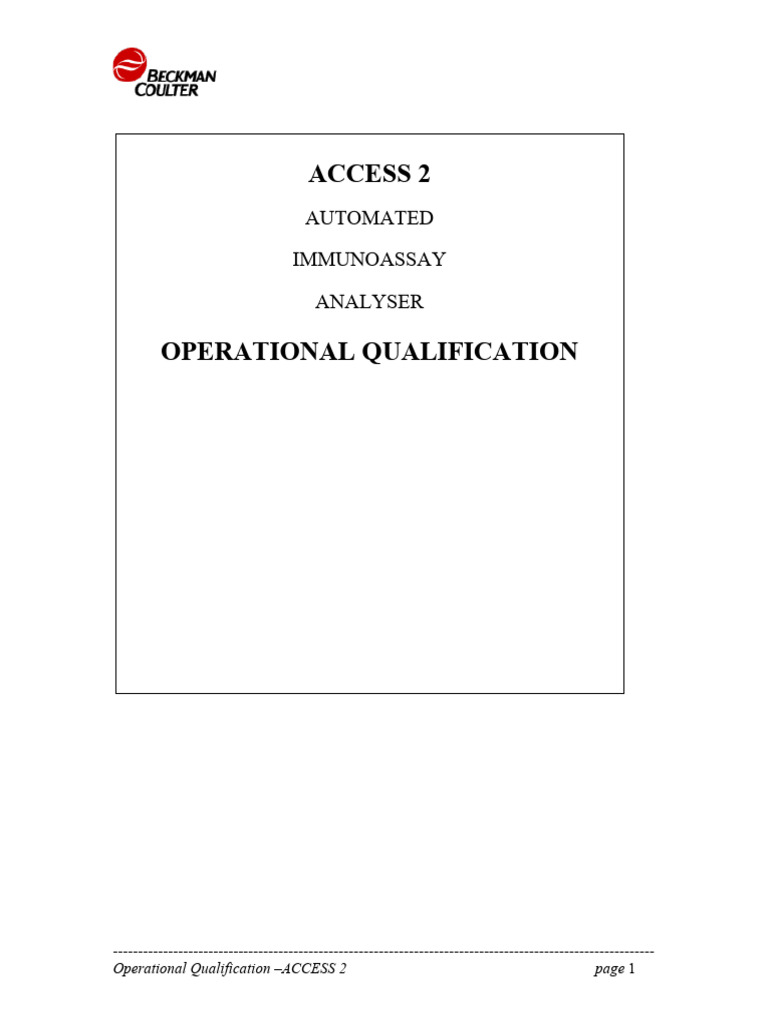 OQ Access 2 | PDF | Verification And Validation | Computing