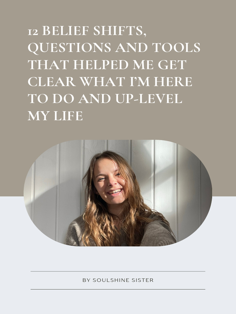 12 Belief Shifts Questions and Tools That Helped Me Get Clear What I ...