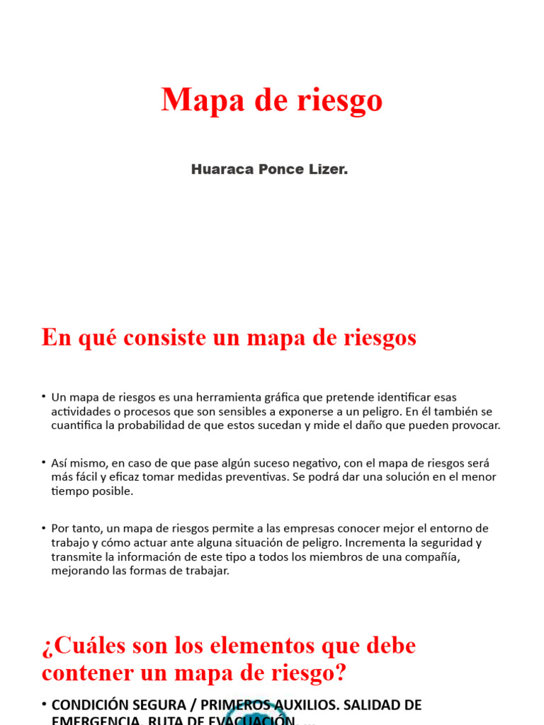 Mapa de Riesgo | PDF