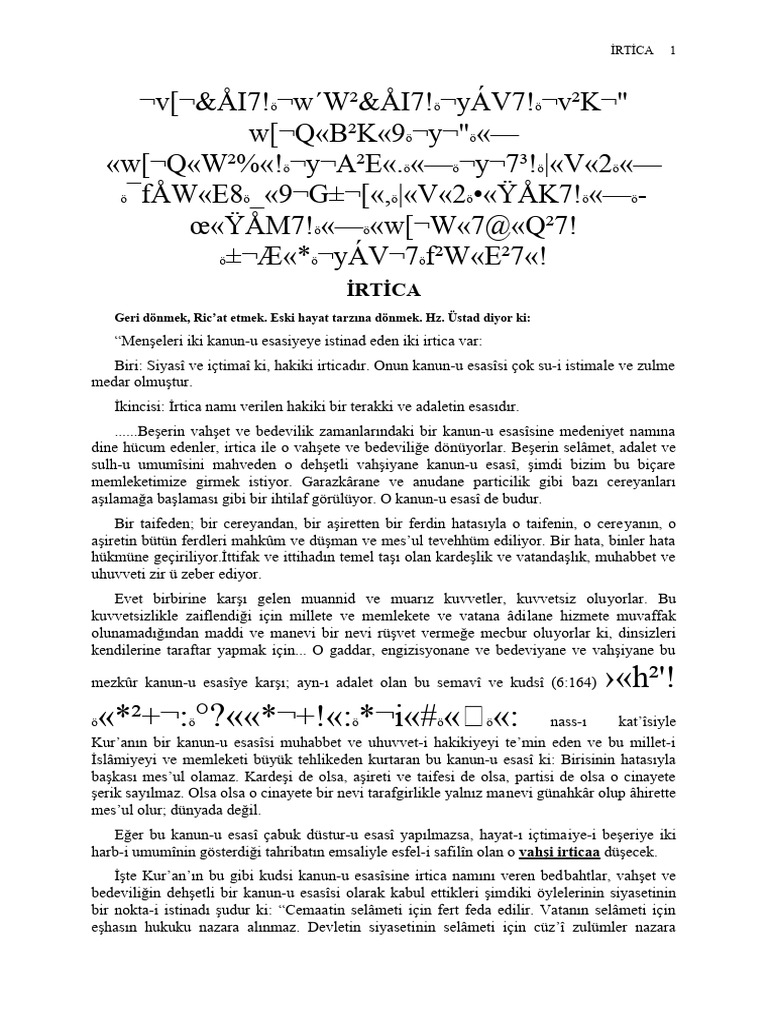 İRTİCA | PDF