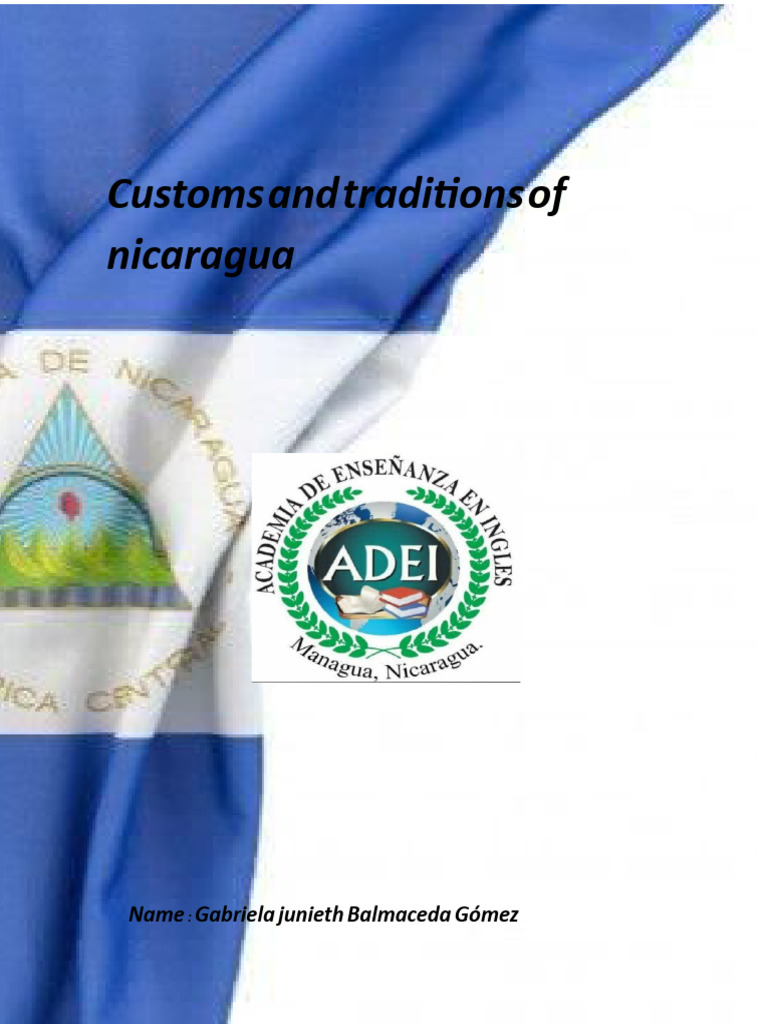 Customs and Tradition of Nicaragua | PDF | Nicaragua | Carnival