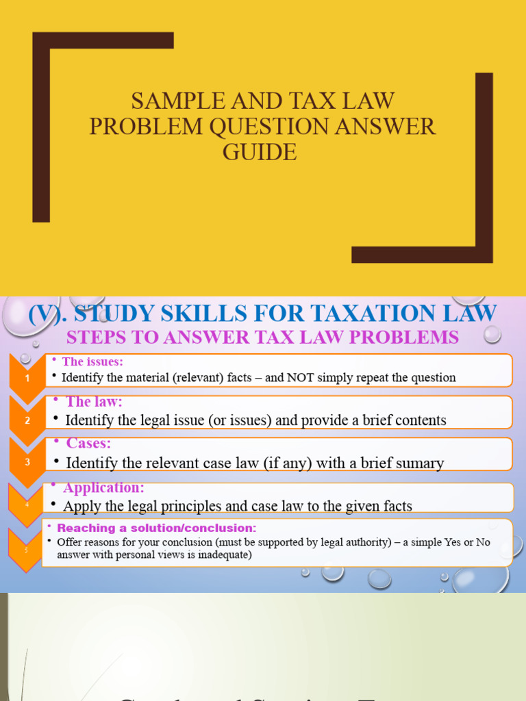 0-Steps - Gst-Problem Answer Guide | PDF | Taxes | Economies