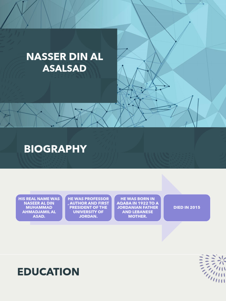 NASEER AL DIN AL ASAD | PDF