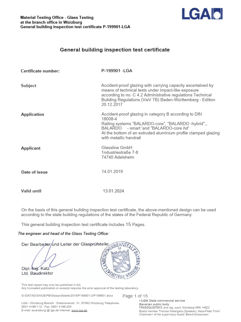 BALARDO ALU - Kat.B - AbP-P-199901 - 14-01-2019 - EN | PDF | Glasses ...