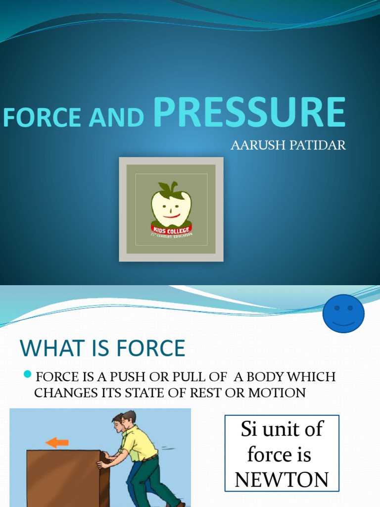Force and Pressure | PDF