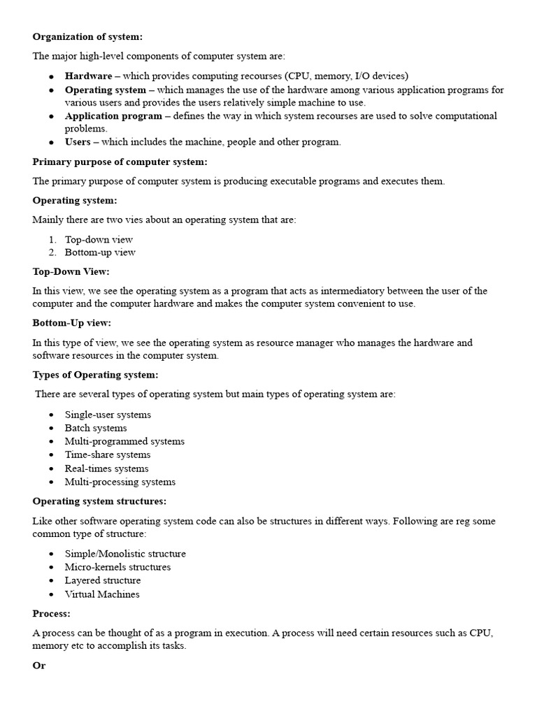 Operating System | Download Free PDF | Scheduling (Computing) | Process (Computing)