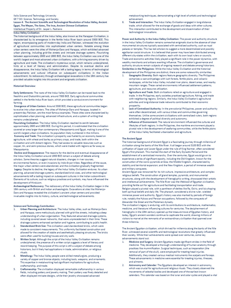 Lesson-4-_ancient-civilization | PDF | Maya Civilization | Inca Empire