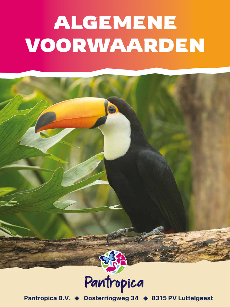 Algemene Voorwaarden Pantropica | PDF