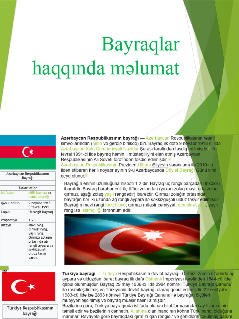 Bayraqlar Haqqında Məlumat | PDF