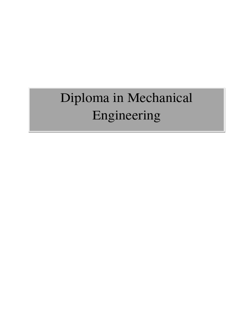 DME C18 5th Sem Syllabus | PDF | Belt (Mechanical) | Screw