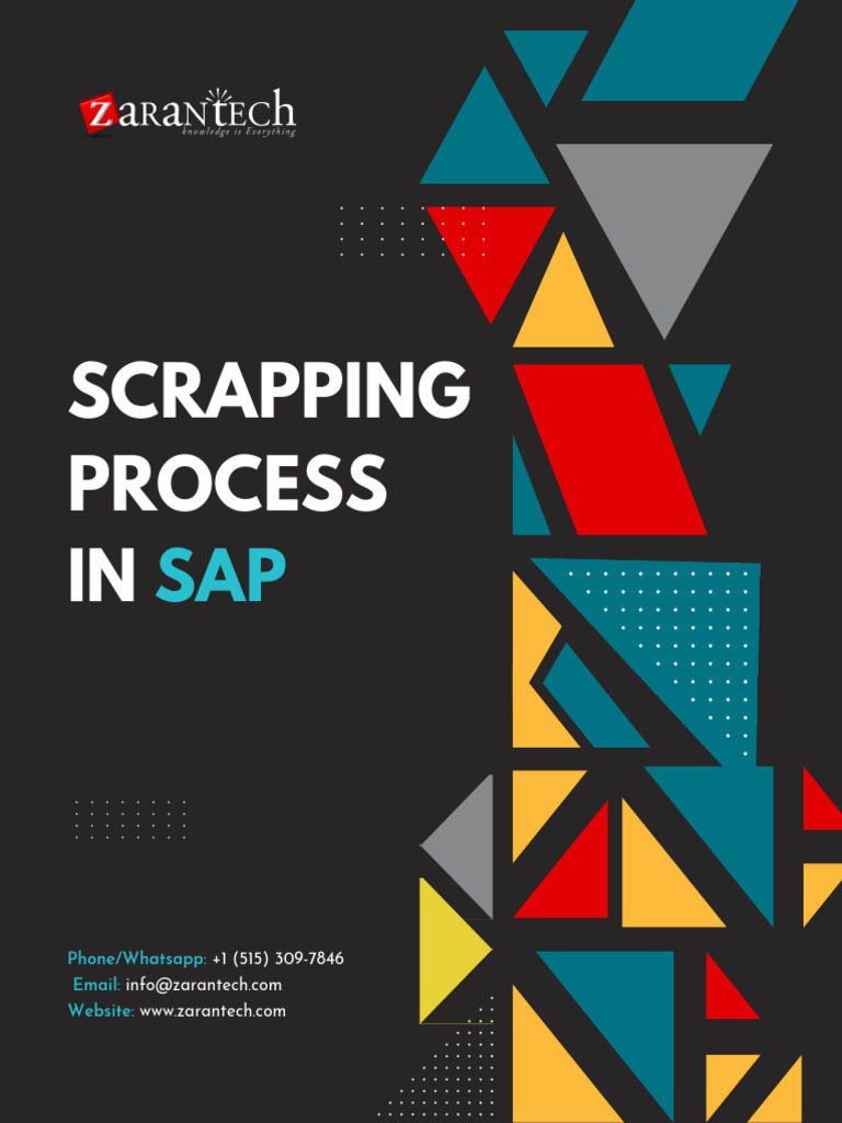 Scrapping Process in SAP-1 | PDF