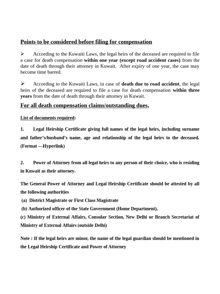 Procedure For Filing Death Compensation-13-09 | PDF | Lawyer | Appeal