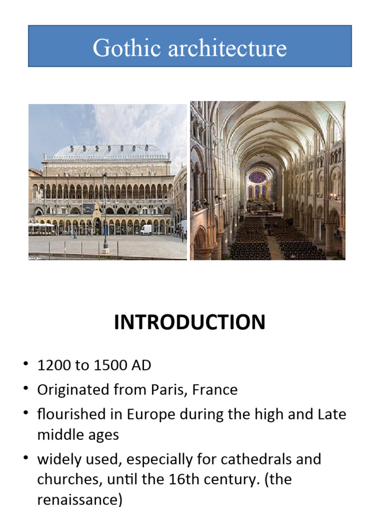 Gothic Architecture Ppt | PDF | Gothic Architecture | Western Art