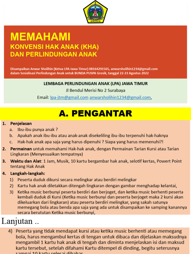 Kha Dan Perlindungan Anak Final | PDF