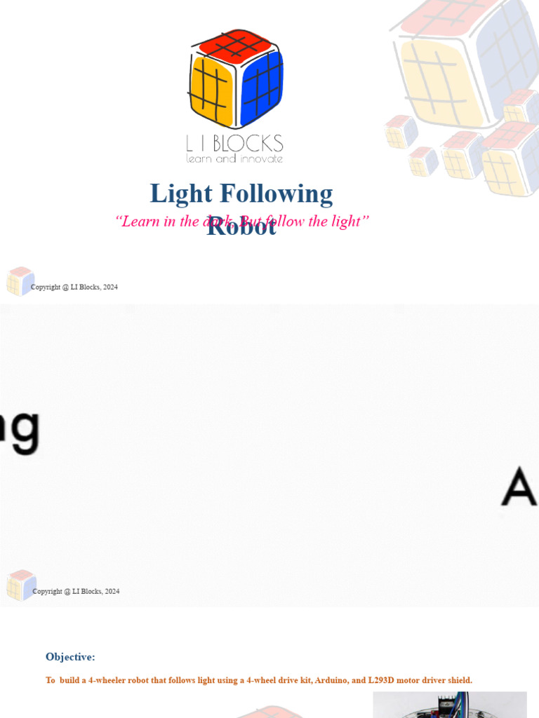 Building A Light Following Robot Using Microcontroller | PDF | Screw | Manufactured Goods