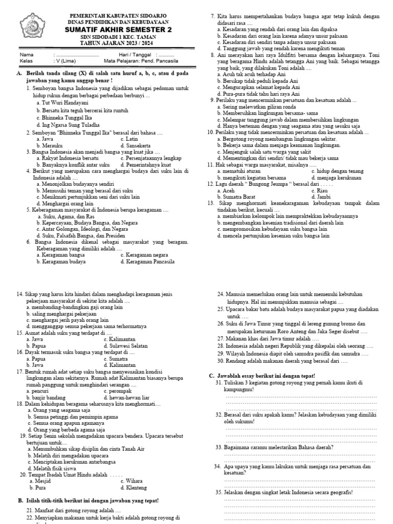 Setor PKN KLS 5 - 2024 | PDF