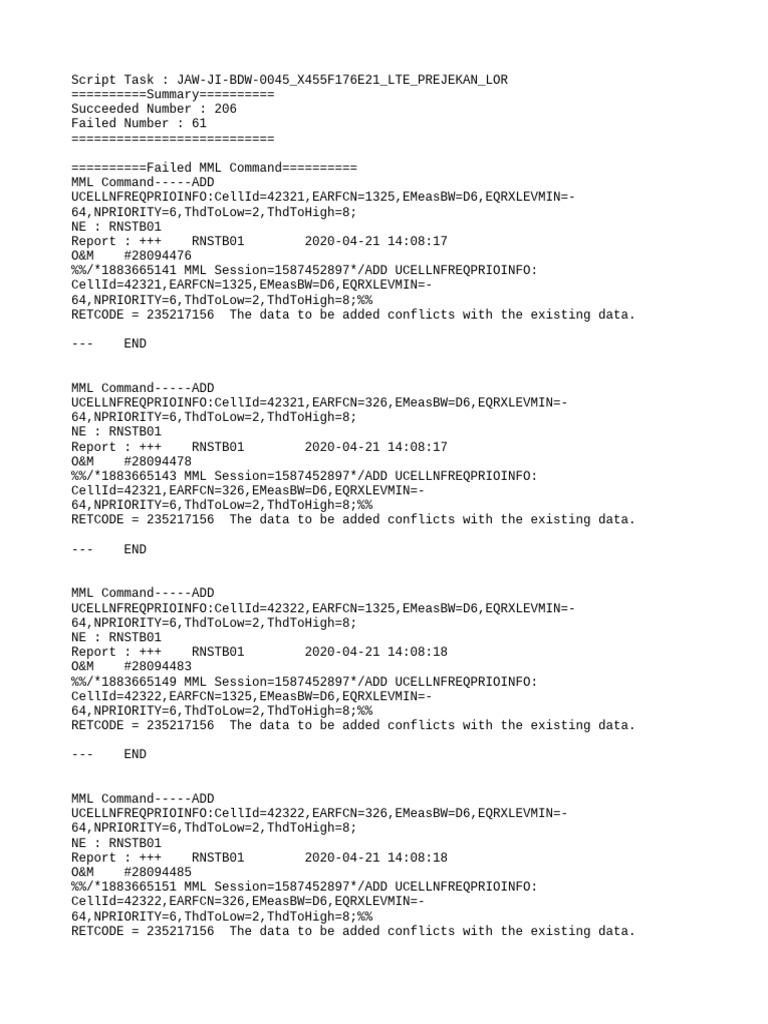 Log Jaw MML Command Summary | PDF | Programming Paradigms | Software