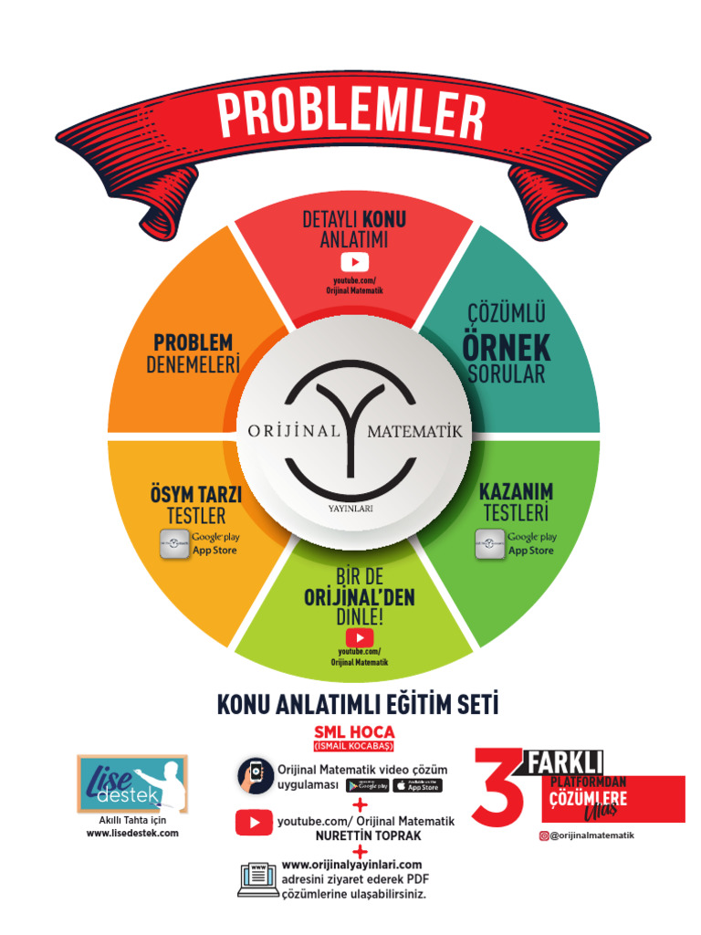 TYT Matematik Problemler - Orijinal Yayınları - Ornek | PDF