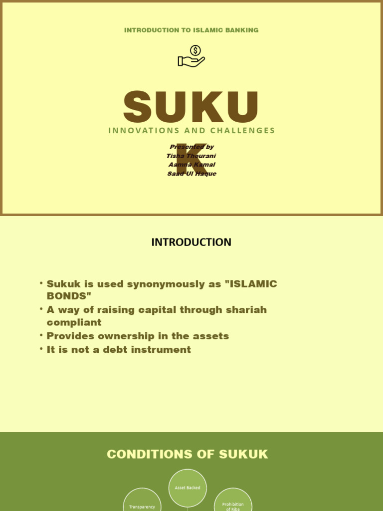 Sukuk Final | PDF | Islamic Banking And Finance | Bonds (Finance)