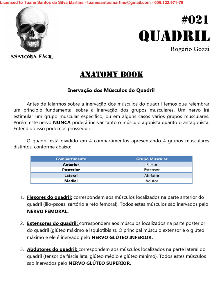 021 - Anatomy Book - Inevarção Dos Músculos Do Quadril | PDF | Anatomia ...