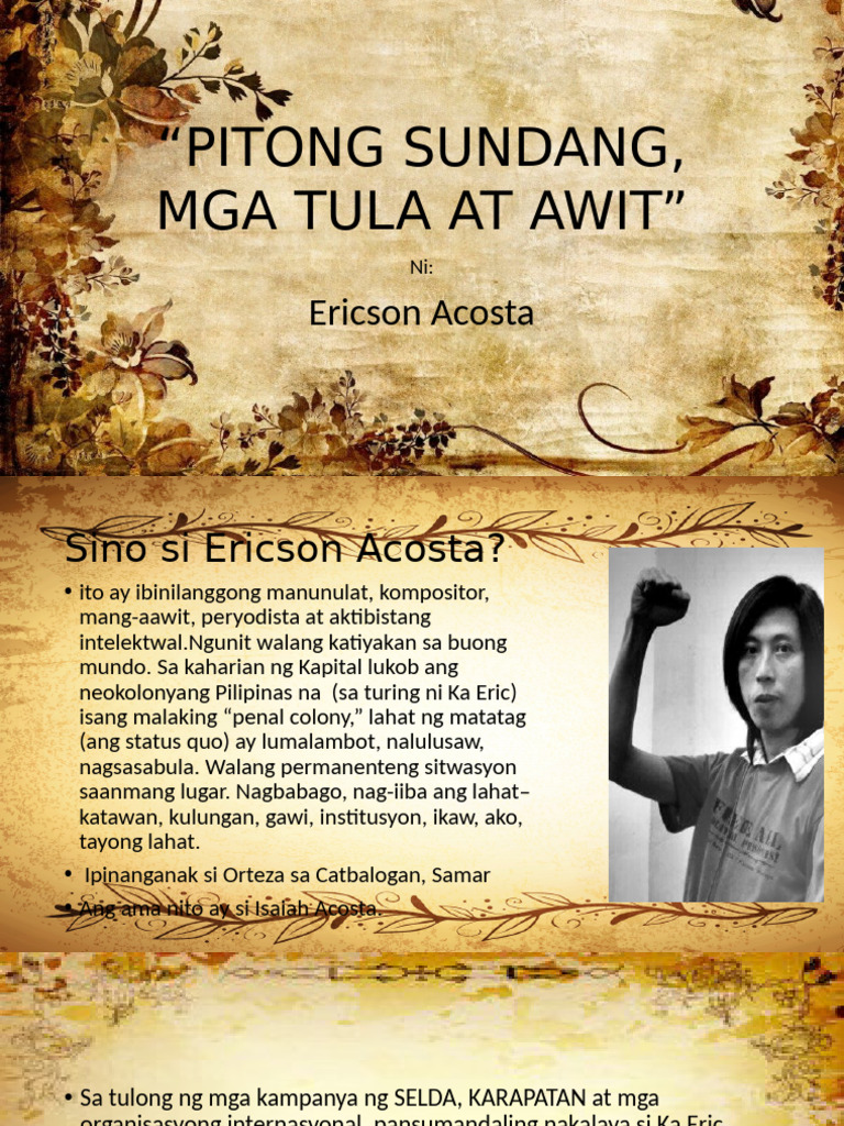 Pitong Sundang Mga Awit at Tula | PDF