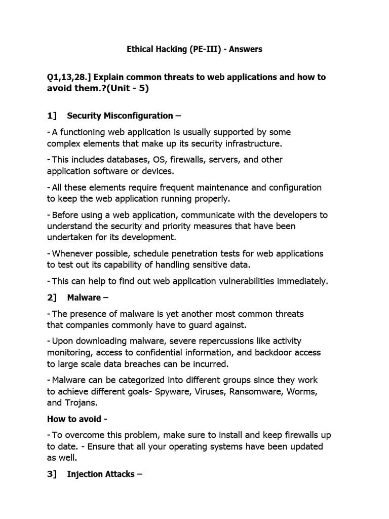 PE Questions | PDF | Proxy Server | Security Hacker