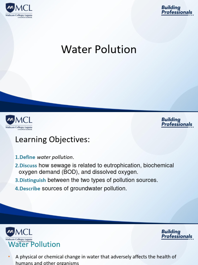 Water Pollution | PDF | Water Pollution | Sewage Treatment