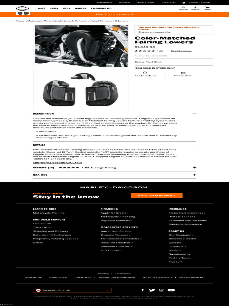 Touring Motorcycle Fairing Lowers | PDF | Harley Davidson | Motor Vehicle