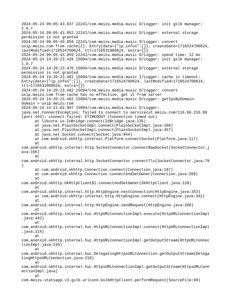 GSLB Log | PDF | Cache (Computing) | Operating System Technology
