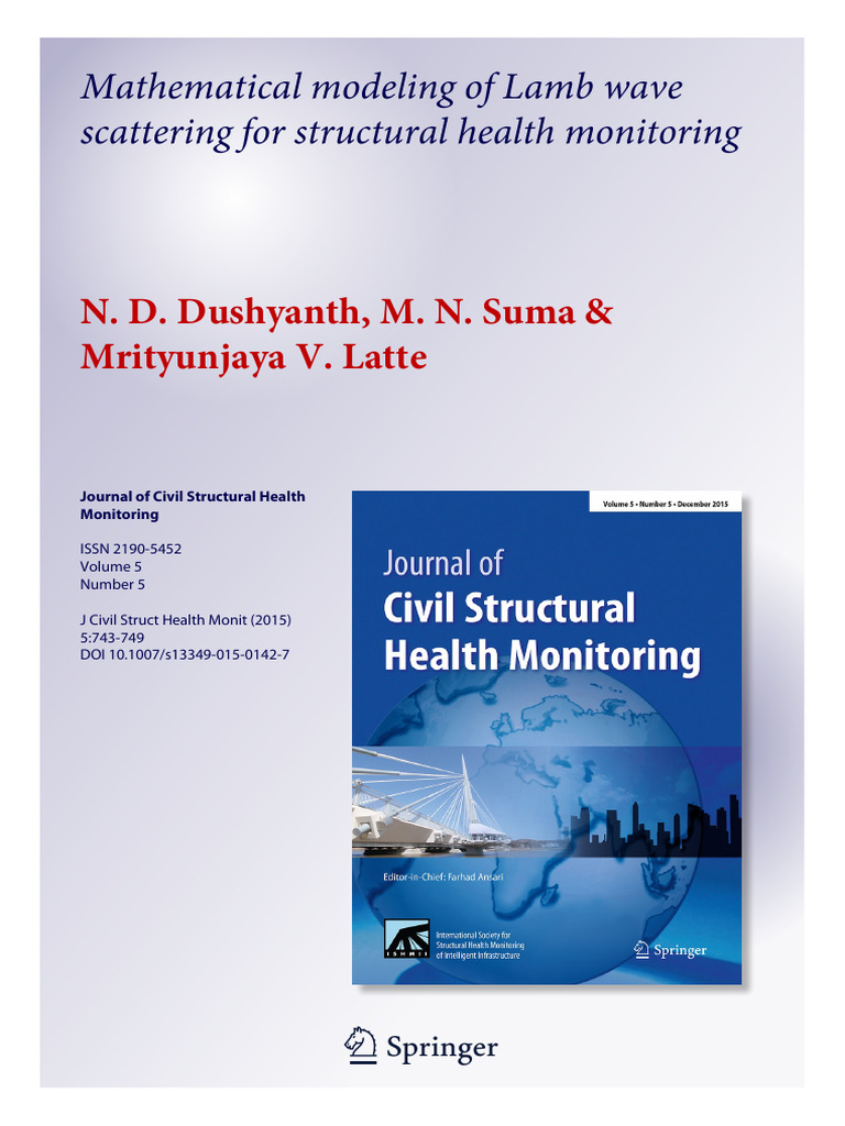 Mathematical Modeling of Lamb Wave | PDF | Spectral Density | Applied Mathematics