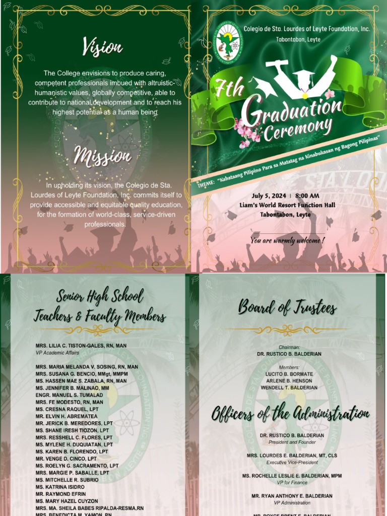 Graduation Program Print Final | PDF