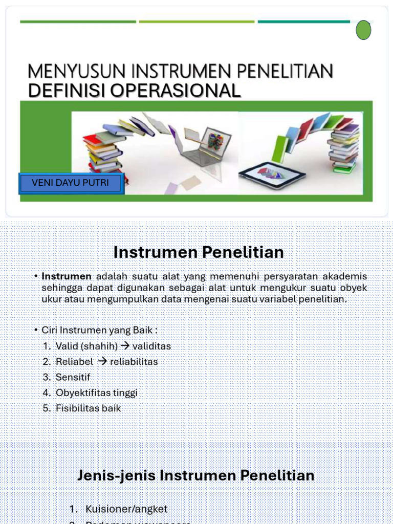 Instrumen Dan DO | PDF