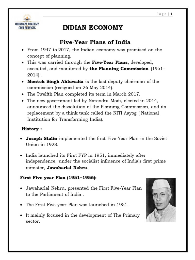 Five Year Plan | PDF | Economies