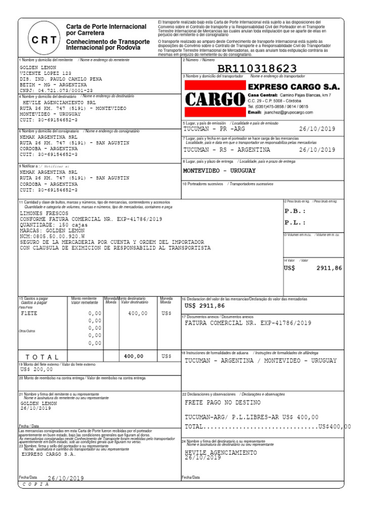 documentos de transporte 1 | PDF | Aeropuerto | Transporte