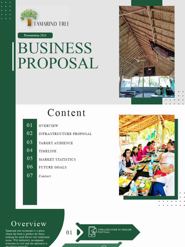 Green Minimalist Professional Business Proposal Presentation | PDF | Mass Media | Promotion And ...