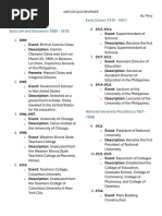 History of National University Founding | PDF