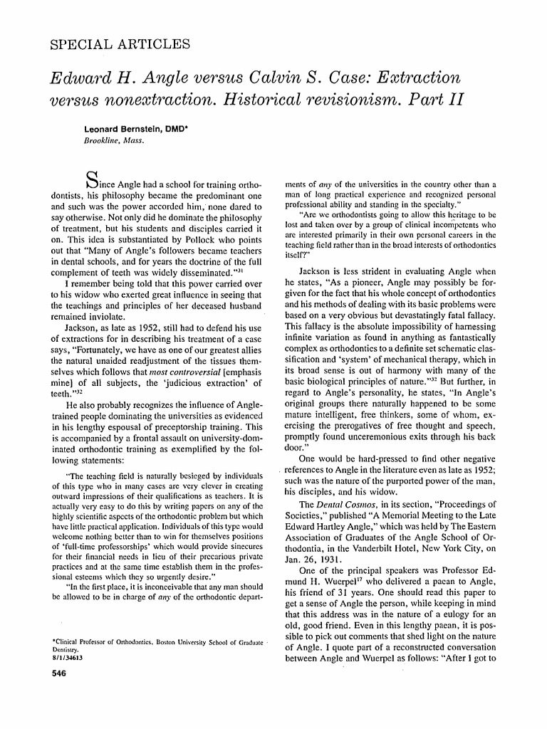 Bernstein 1992 | PDF | Orthodontics | Mouth