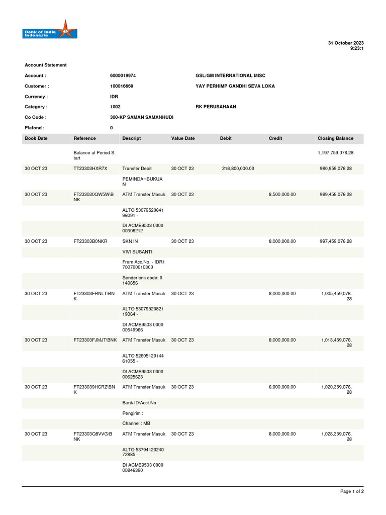 STMT Ent Book Ver FDS-1480 | PDF | Business | Banking