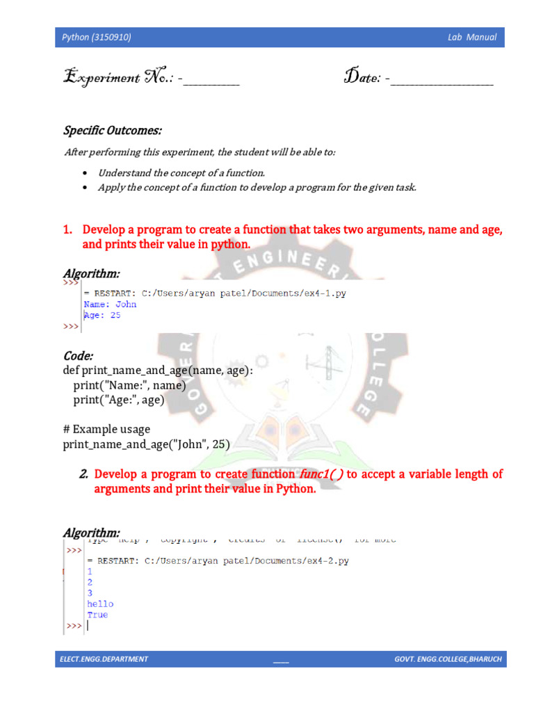 Pye4 S | PDF | Function (Mathematics) | Algorithms