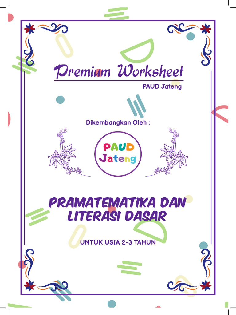 Worksheet 2 3 Pengenalan Simbol Angka | PDF