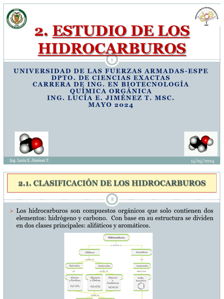 Clase Nro. 4 Hidrocarburos - Ppt | PDF | Hidrocarburos | Compuestos químicos