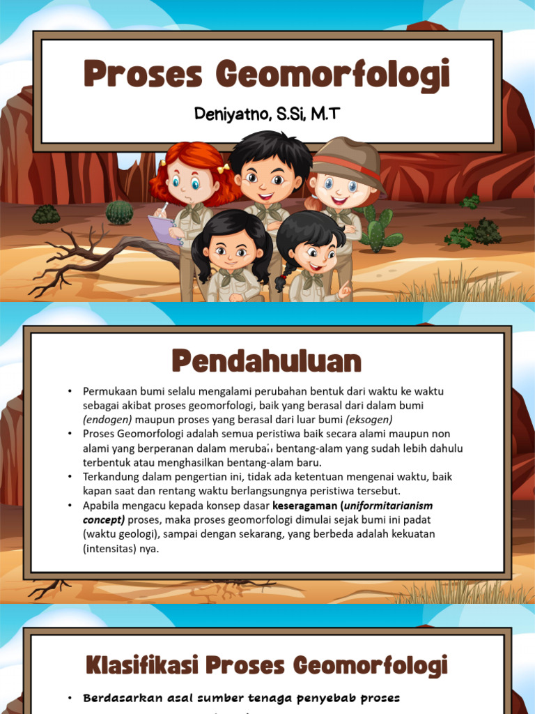 Proses Geomorfologi: Endogen dan Eksogen | PDF