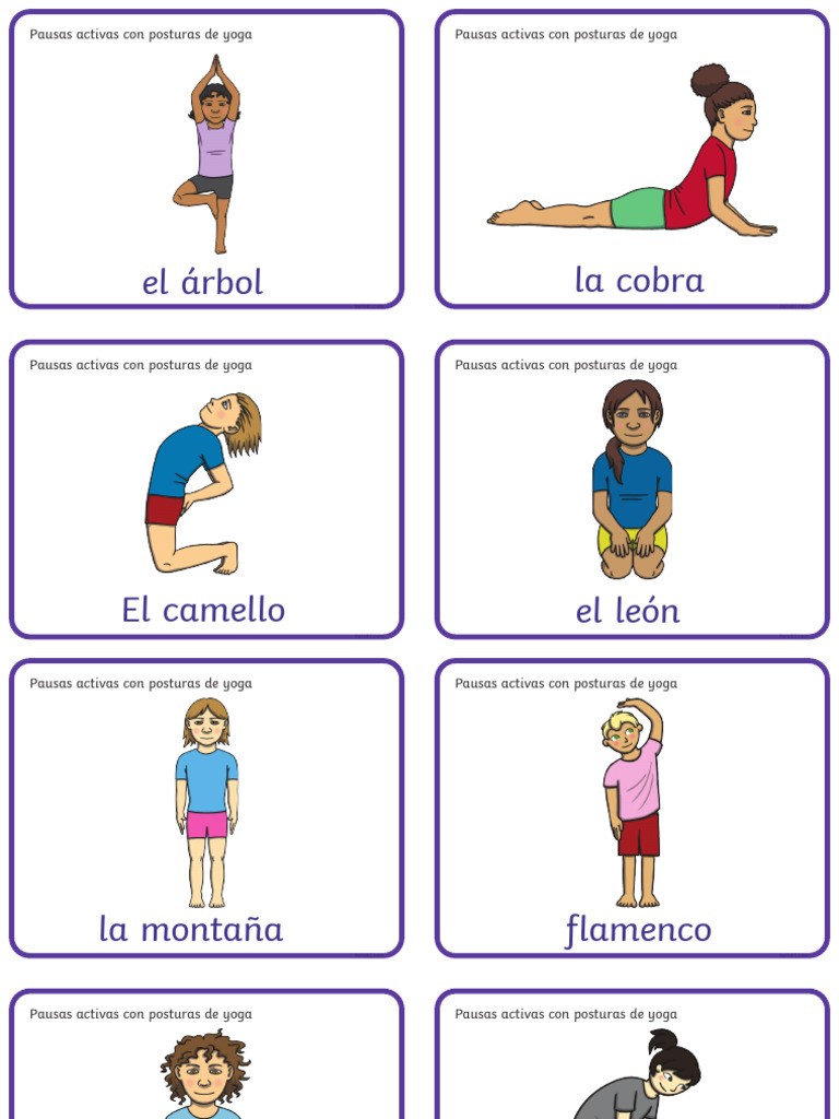 Poses de Yoga para Niños | PDF | Salud y bienestar