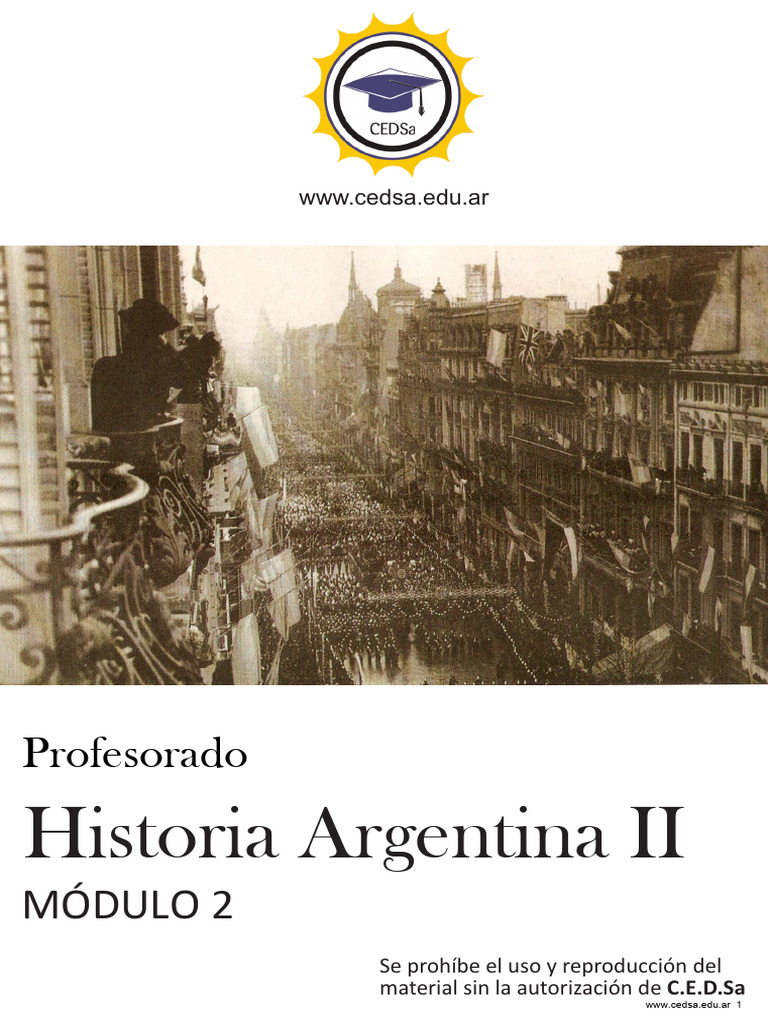 Modulo 2 Historia Argentina 3 Año | PDF | Argentina | Buenos Aires