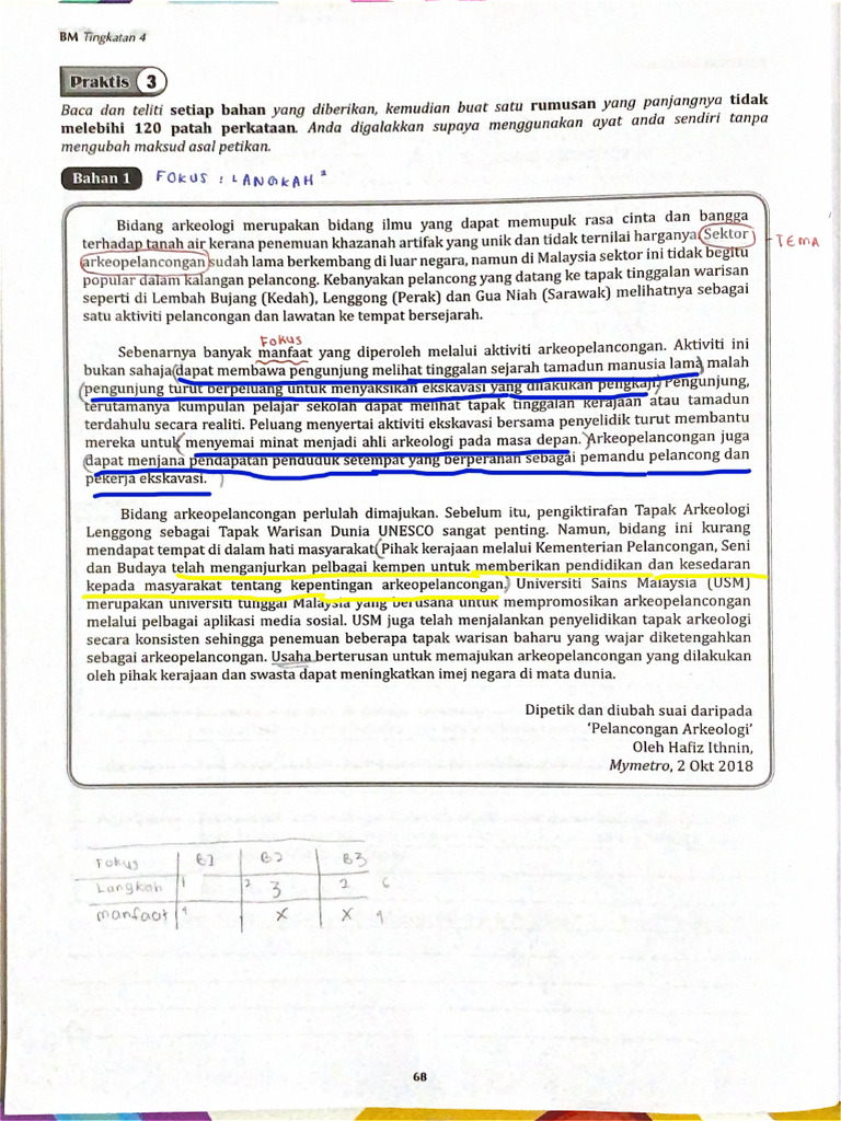 BM Tingkatan 4 | PDF