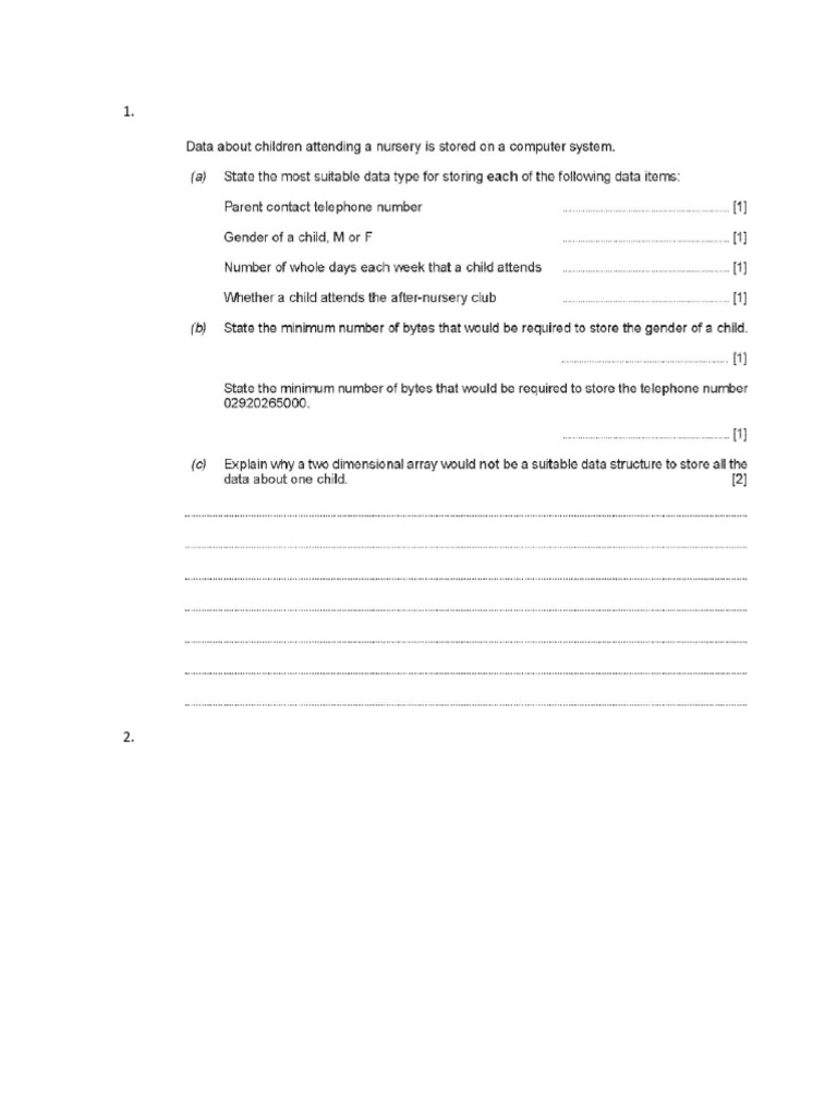 ASLevel CS MockModel Practicals Aug23 | PDF | Algorithms And Data Structures | Data Management