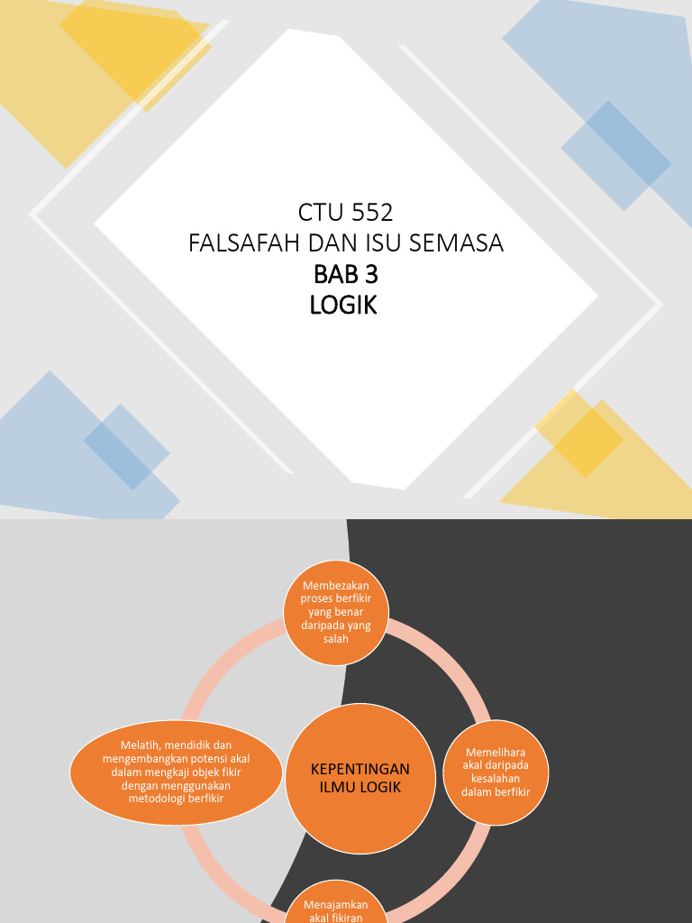 Ctu Bab 3 Logik | PDF