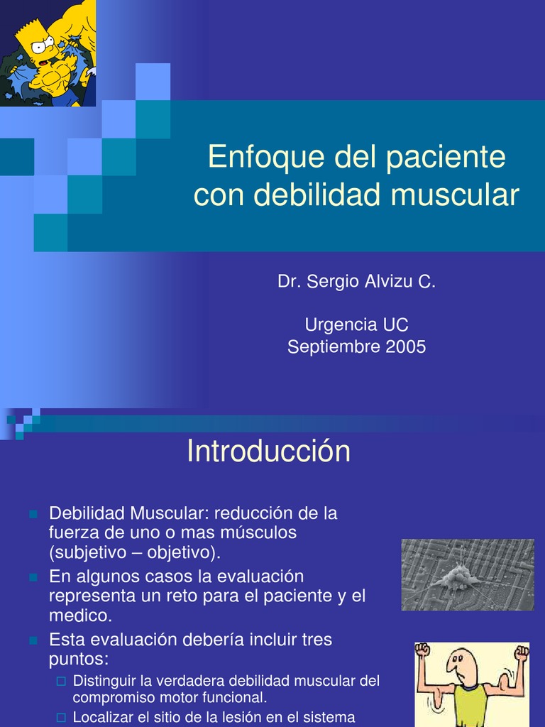 Debilidad Muscular | Músculo | Dolor