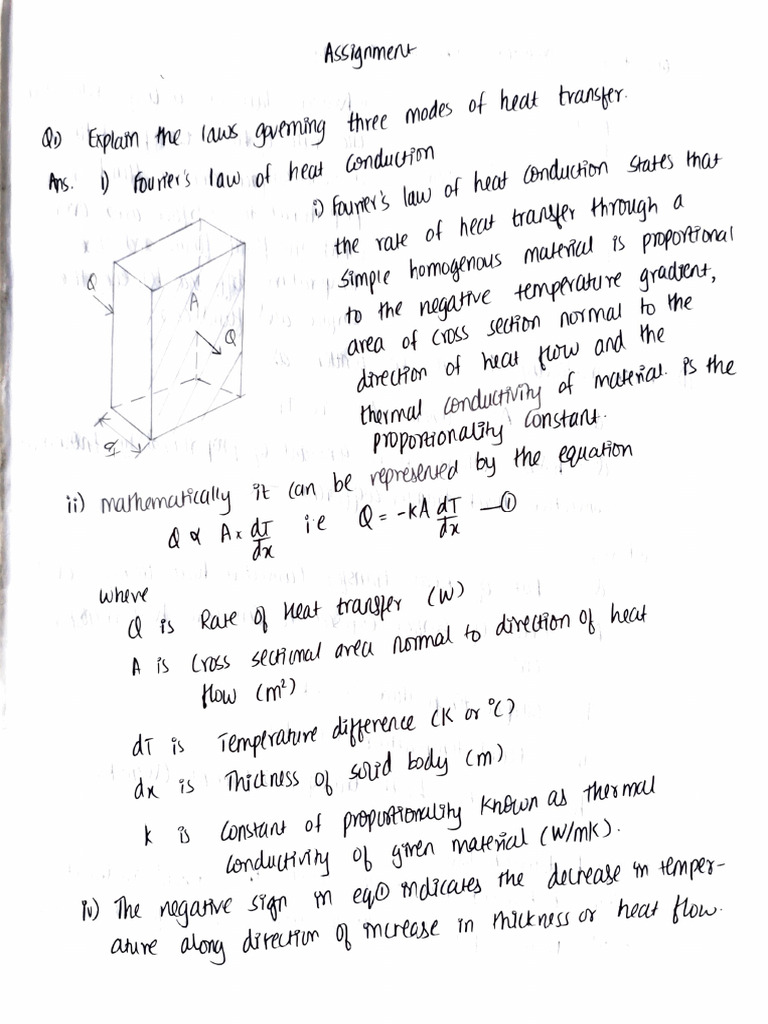 Heat Transfer Assignment | PDF